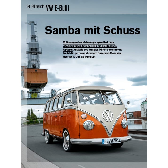 Fahrbericht VW E Bulli