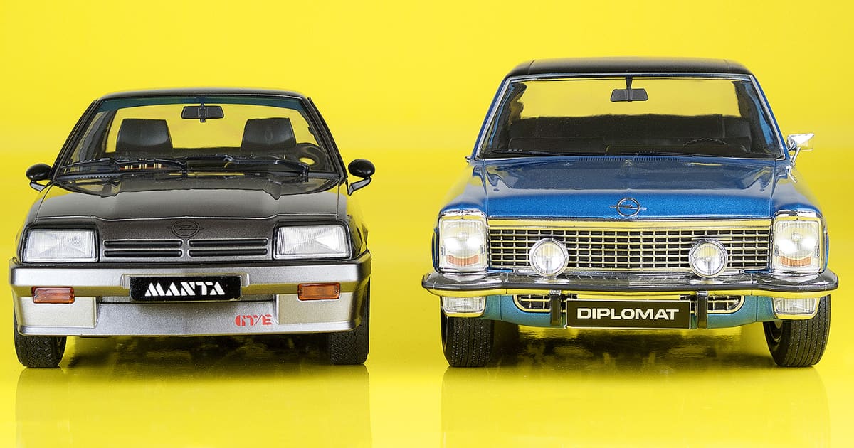 Modelissimo bringt zwei Opel-Knaller im Maßstab 1:18 heraus ...