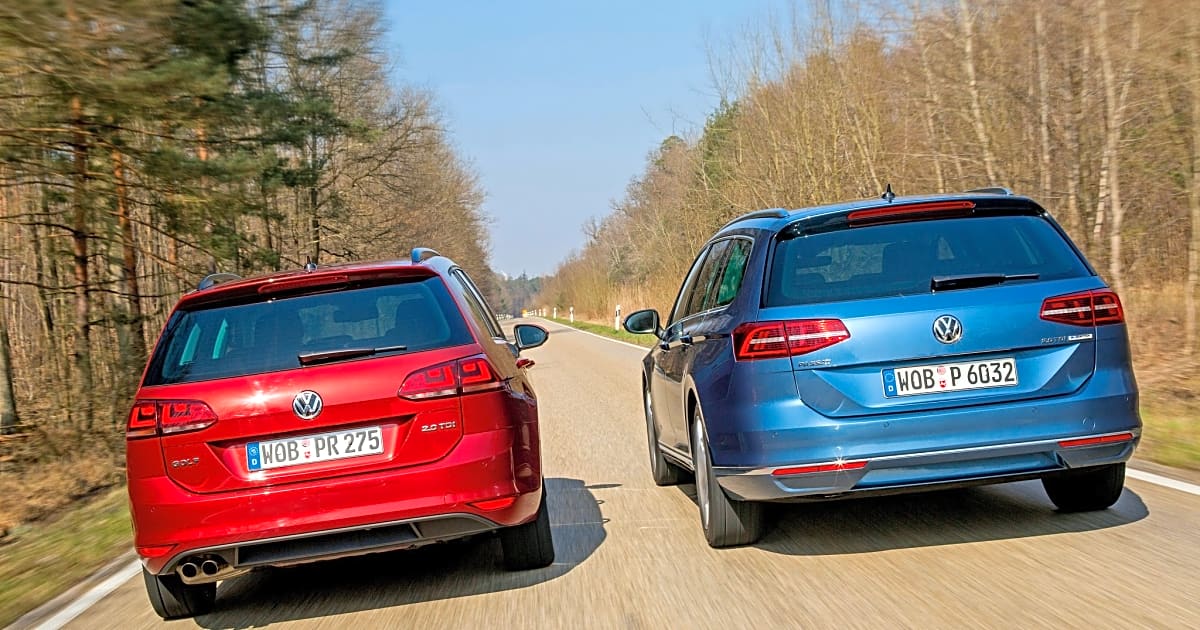 Korrektur Vergleichstest: Golf Variant vs. Passat Variant - Unter ...