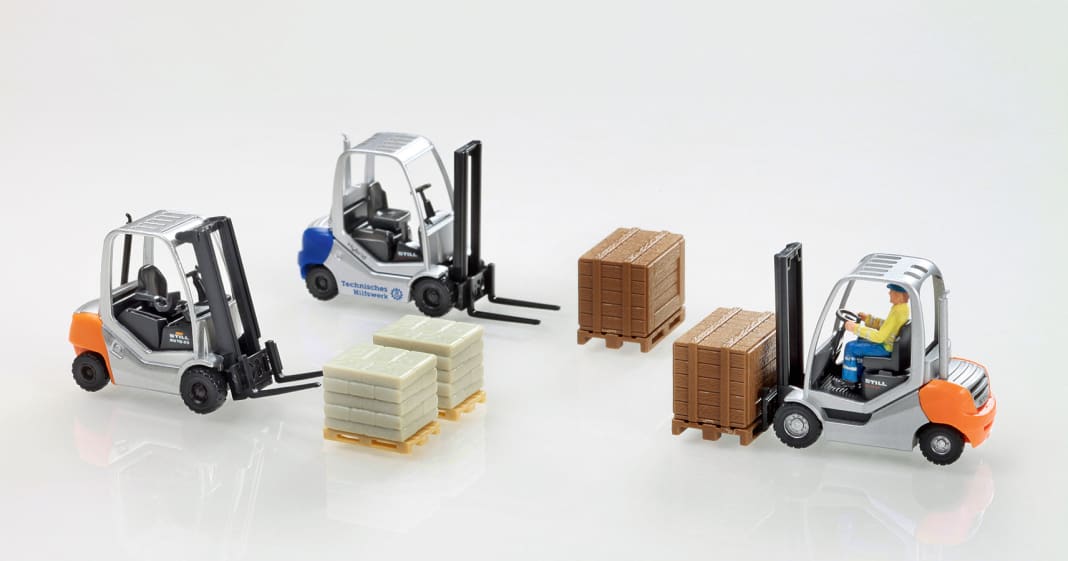 Es geht aufwärts: Die Gabelstapler-Historie bei Wiking | MODELLFAHRZEUG