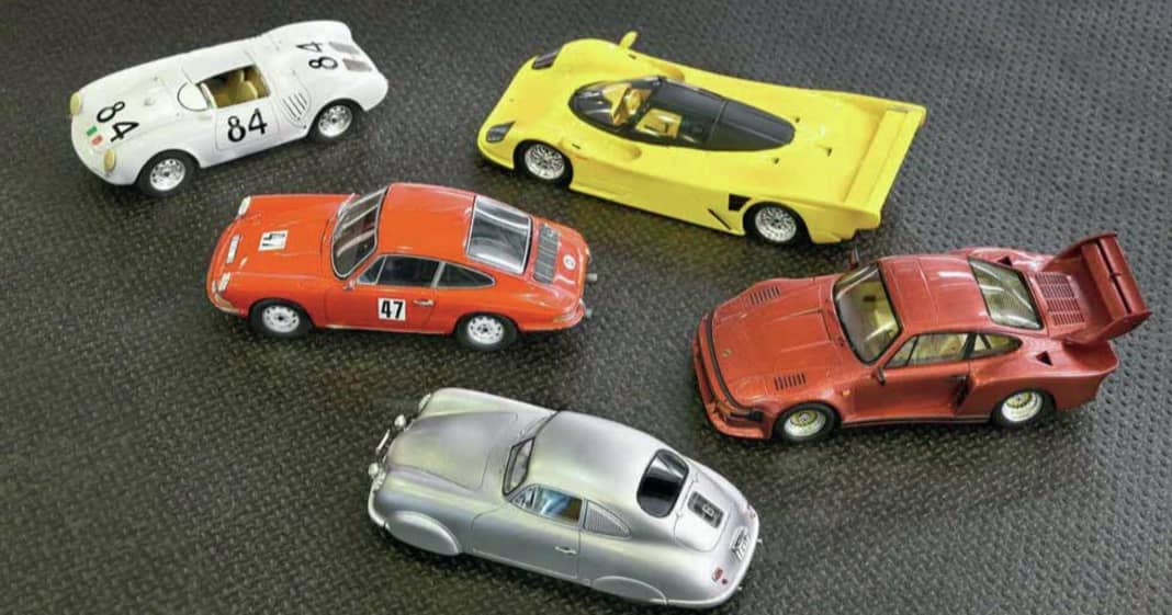 Modelle zu „75 Jahre Porsche Sportwagen“ in 1:43: Traumdeuter ...