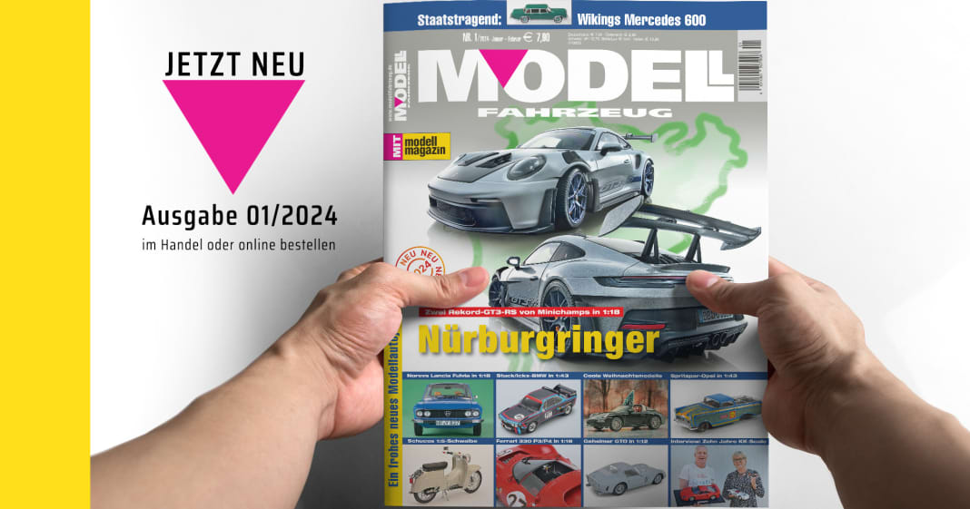 MODELL FAHRZEUG Heft 1/2024 enttarnt Neuheiten für 2024 | MODELLFAHRZEUG