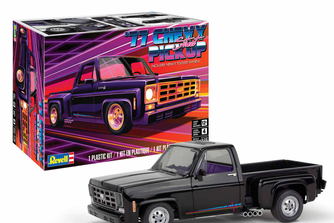 Revell bringt 1:24-Kit eines Chevy-Pick-ups mit 5,7-Liter-V8 unter der ...