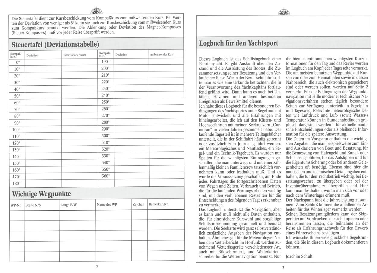 Logbuch für die Yacht | Delius Klasing SHOP
