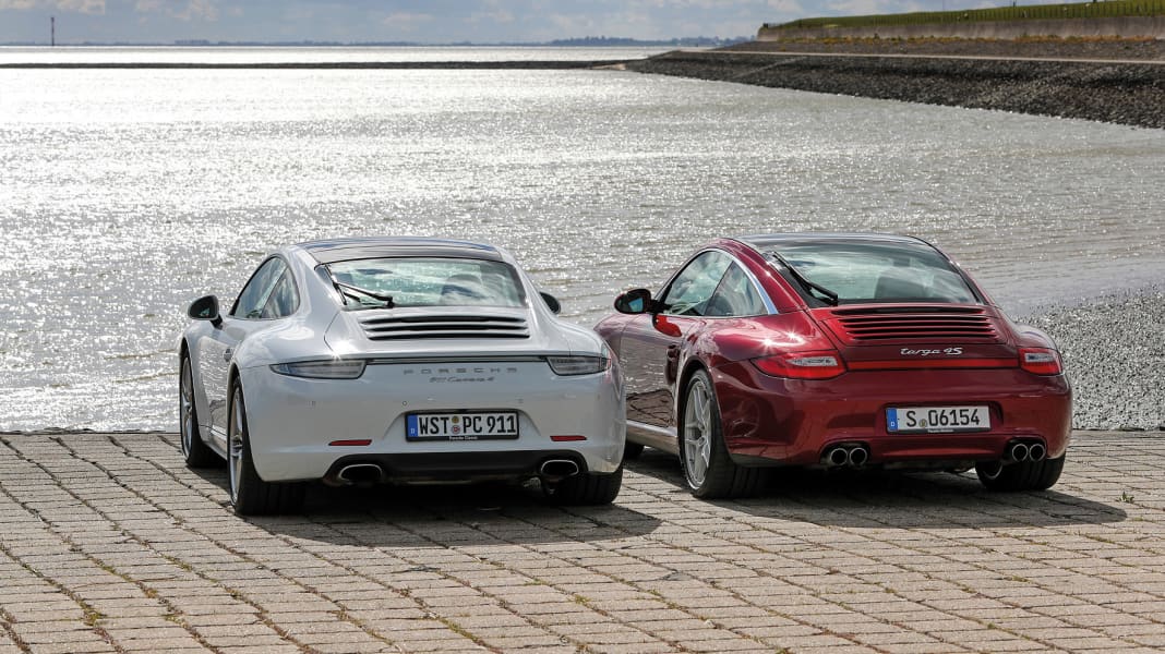 Porsche-DNA: Porsche Targa 4S (997) vs. Porsche Carrera 4 (991) – Skydriving | Gute Fahrt