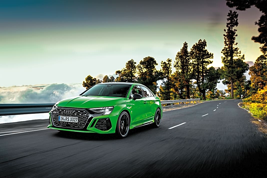 Audi RS3 Limousine: Grüne Schnelle | Gute Fahrt