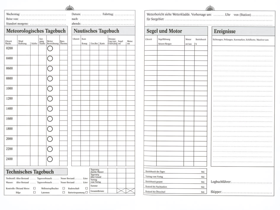 Logbuch für die Yacht | Delius Klasing SHOP