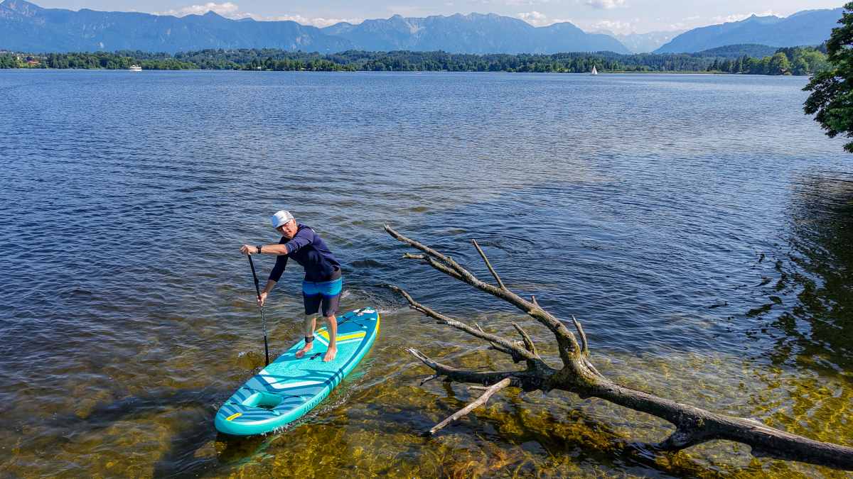 Test: Crivit SUP for 199 euros from Lidl as an alternative to a dinghy ...