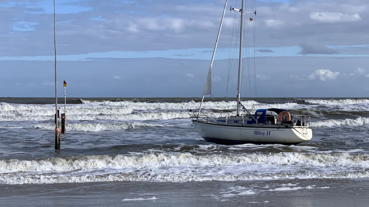 Havarie: Segelyacht strandet vor Norderney | YACHT