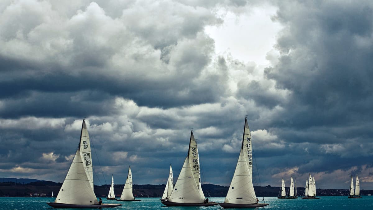 La mer de Souabe : un essai photographique sur la voile sur le lac de ...