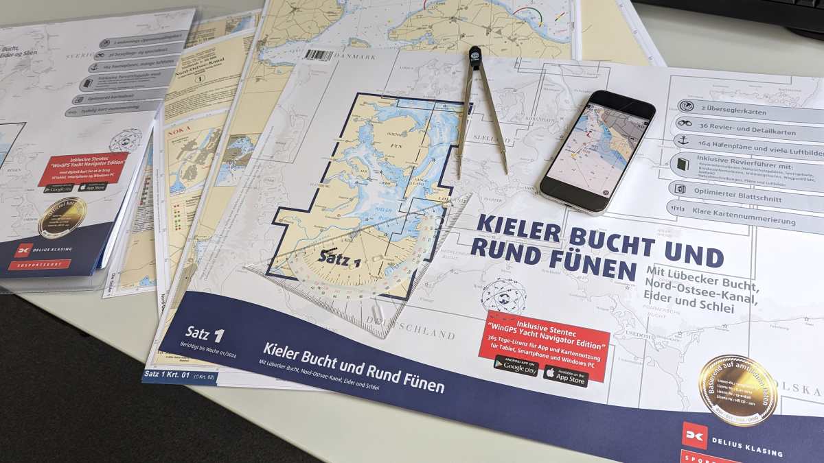 Navigation: New pleasure craft charts from Delius Klasing Verlag | BOOTE