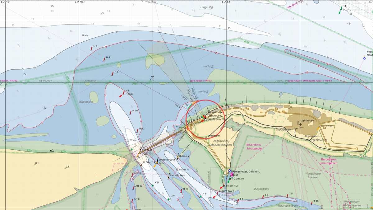 Free nautical chart: BSH summarises data for Freenauticalchart | YACHT