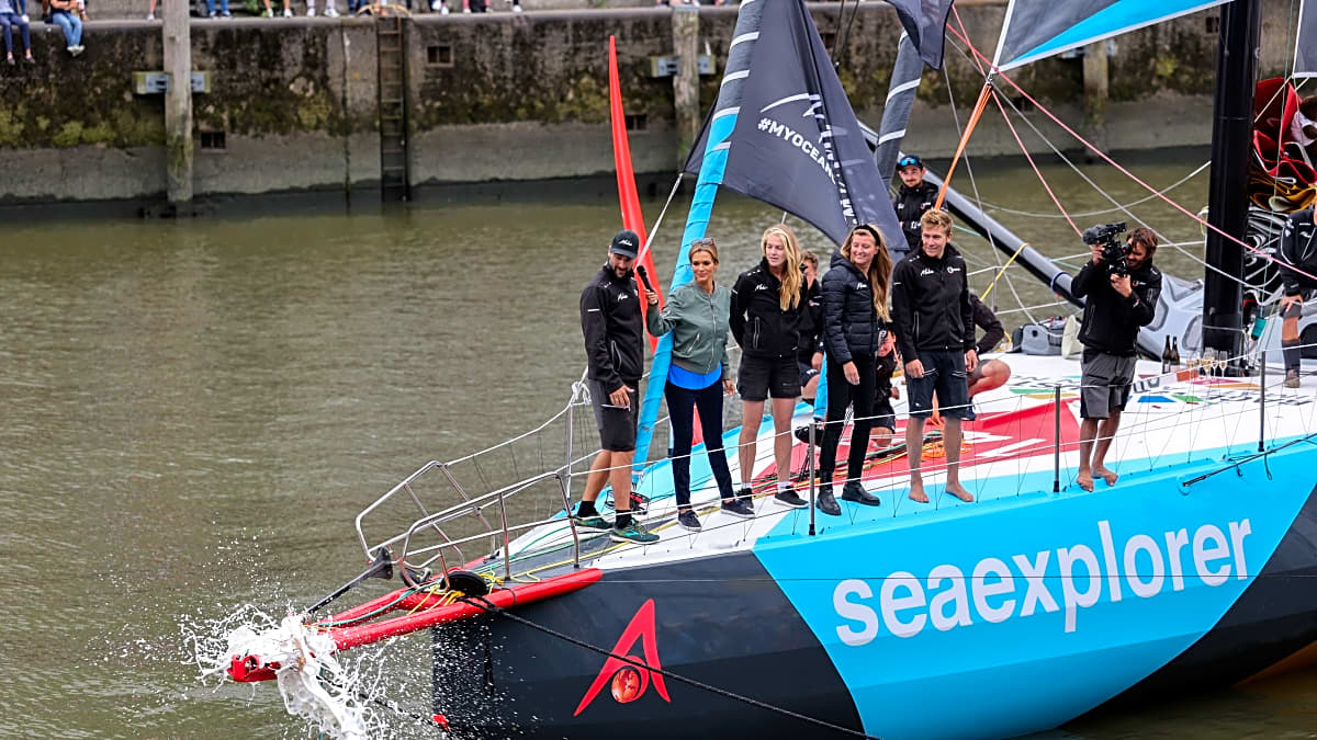 Boris Herrmann: „Malizia – Seaexplorer“ in Hamburg getauft | YACHT