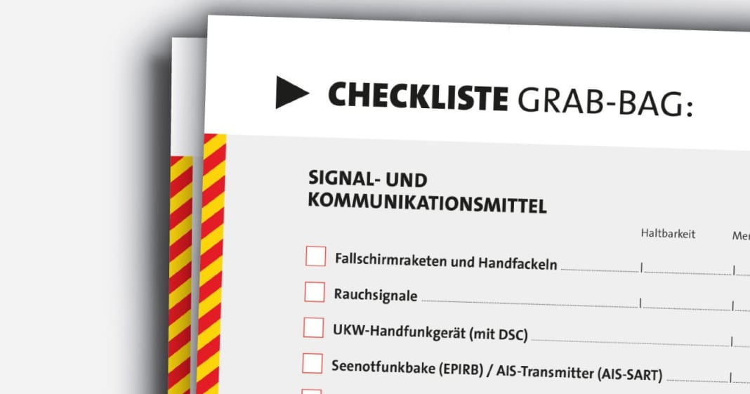 Safety: Grab Bag - Ready to hand and well packed | BOOTE