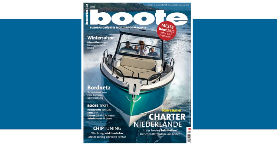 Das neue BOOTE-Magazin 01/2022 ist da | BOOTE