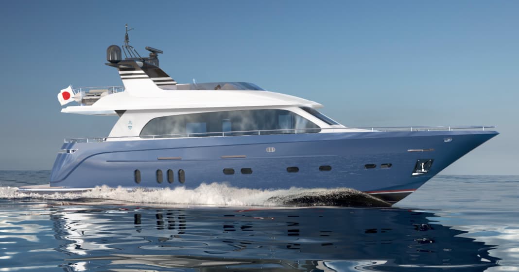 Van der Valk "Micama": 21 metre custom design for Japan | BOOTE