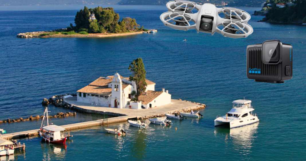 GoPro and DJI: Capture boating holidays with an action camera and drone ...