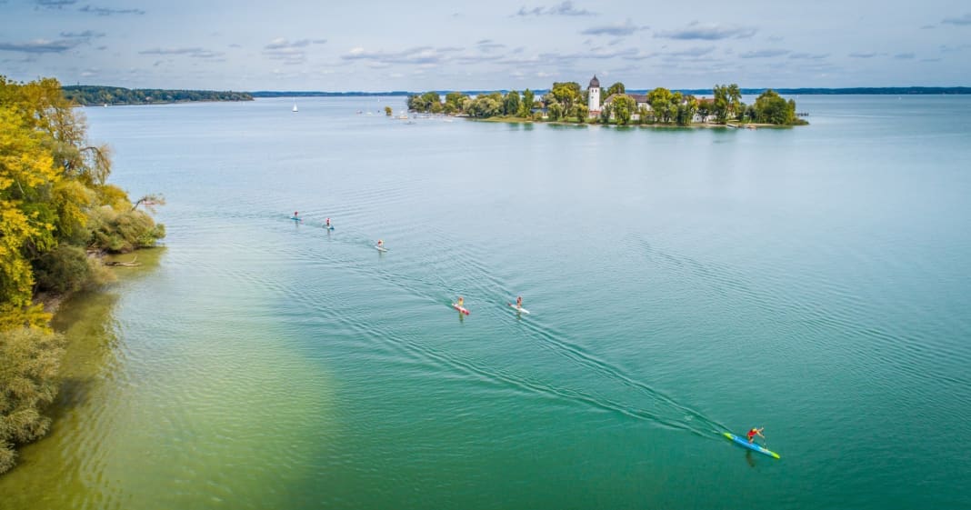 Open Bavarian SUP Championship Long Distance & SUP Chiemsee Island ...