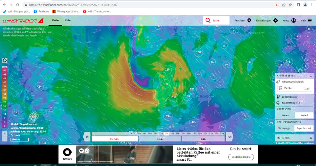 Windfinder: So entstehen Vorhersagen, Forecast und Super-Forecast | SURF