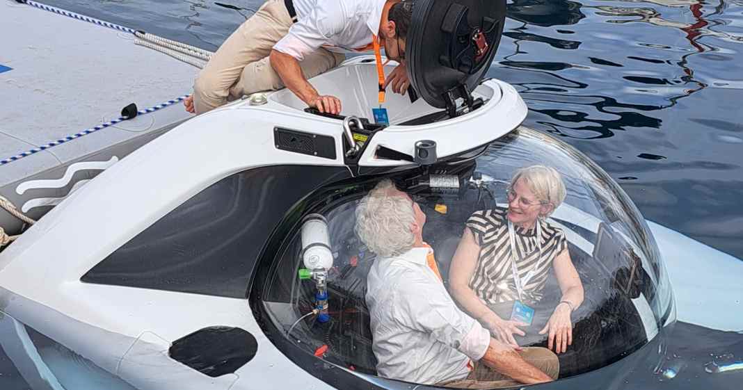 Mini submarine Nemo: 100 metres into the depths - an exclusive dinghy ...