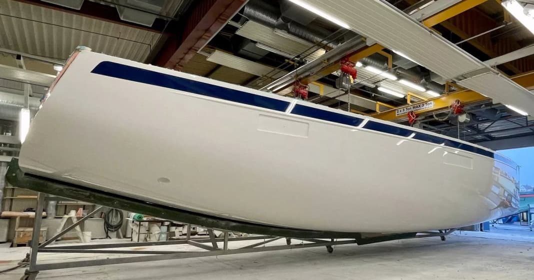 Shipyard news: Hallberg-Rassy's flagship takes shape | YACHT