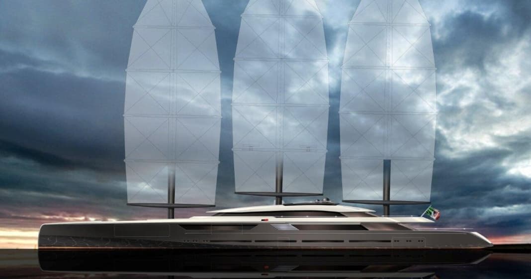 106 metre "Solar" with Dyna rig | YACHT