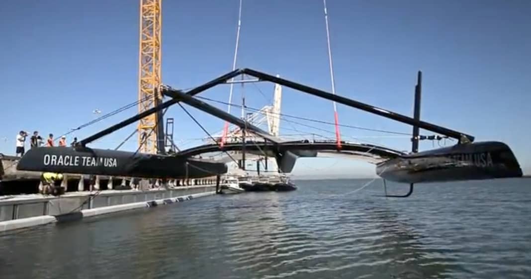 America's Cup: Oracle's AC72 is now in the element | YACHT