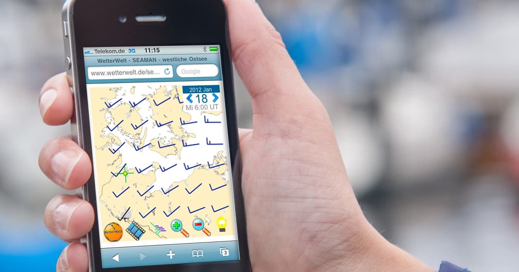 Marine weather: Free test of the Schrader app | YACHT