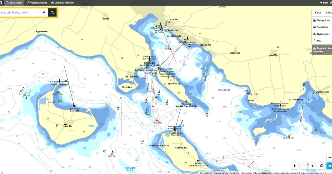 Cruise planning: Free online nautical charts now also for Denmark | YACHT