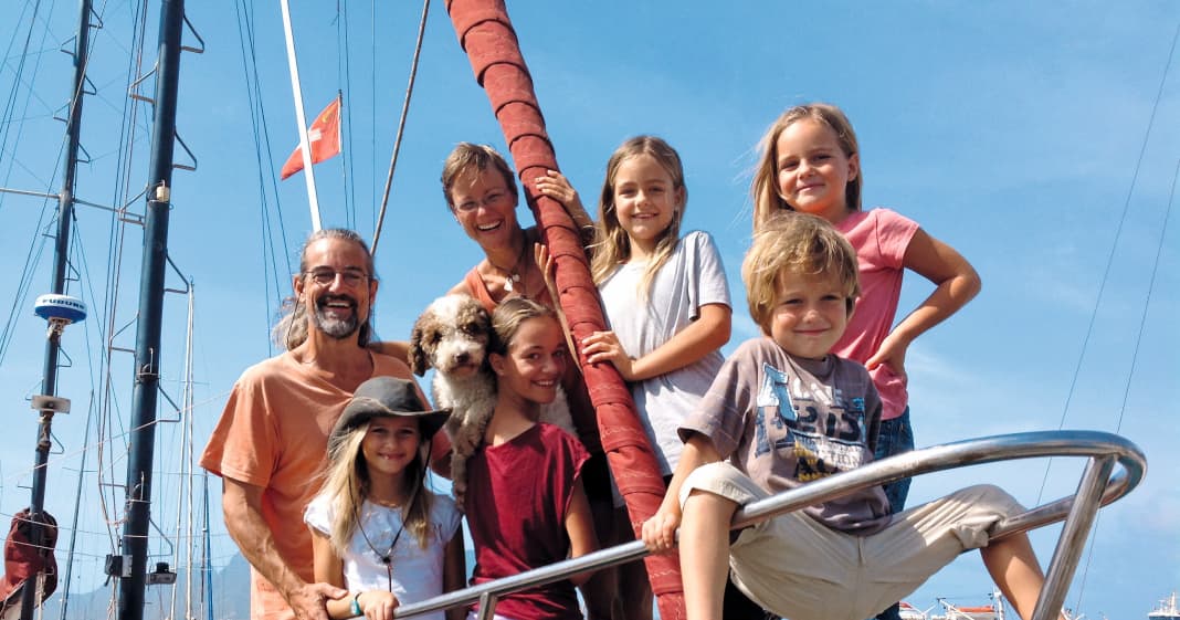 Long-distance sailing: Atlantic rounding with six children | YACHT