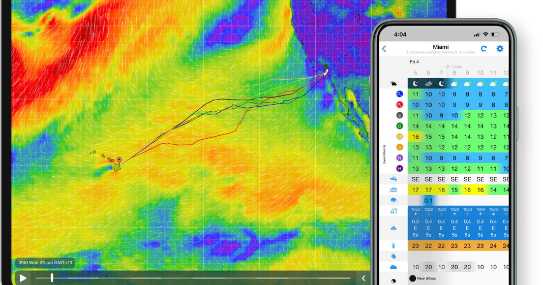 Navigation: Trip planning via app: use weather routing, avoid mistakes ...