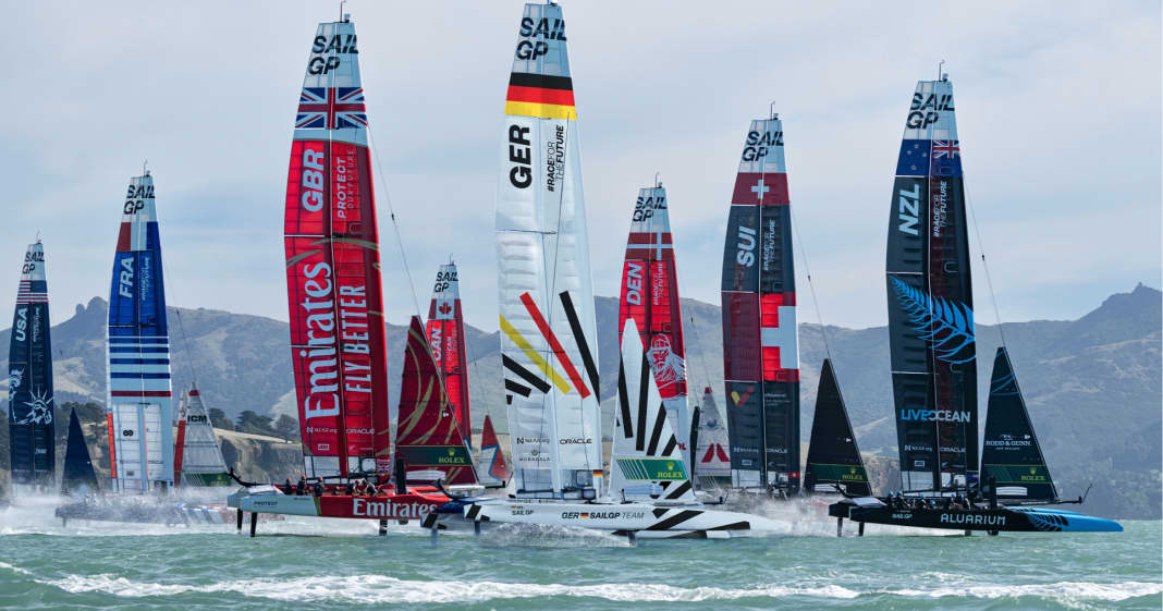 SailGP: With Sebastian Vettel and Erik Heil in the Formula 1 of the ...