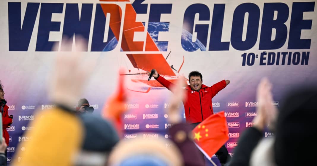 Vendée Globe: "Nothing is impossible" - Jingkun Xu celebrated at the ...
