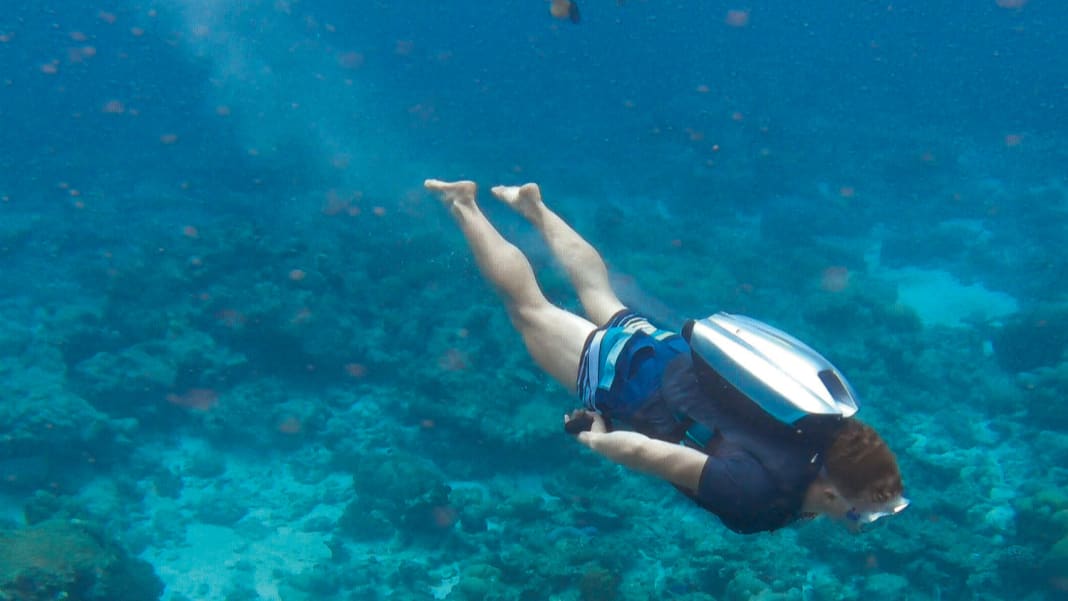 Cudajet backpack: fast-paced underwater action with six knots | BOOTE