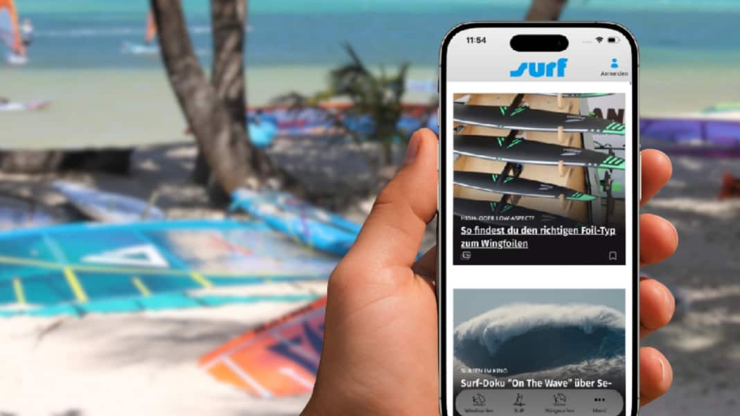 In the App Store and Play Store: New surf app for iOS and Android | SURF