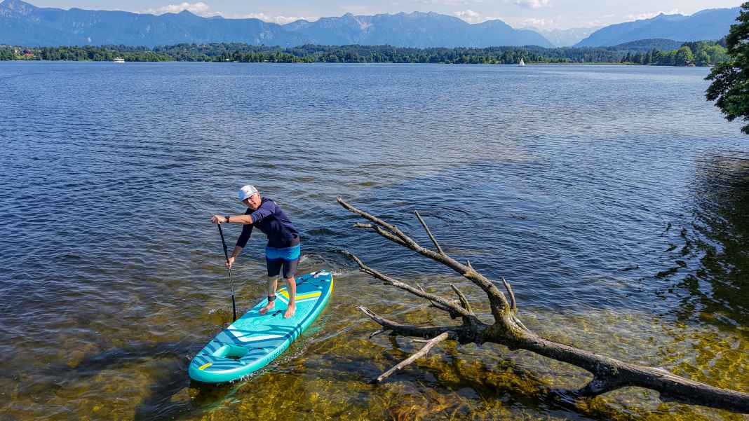 Test: Crivit SUP for 199 euros from Lidl as an alternative to a dinghy ...