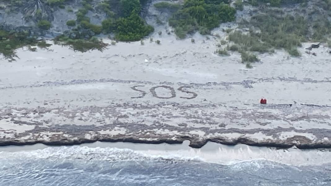 Sea emergency: Sailor rescued from deserted Bahamas island after three ...