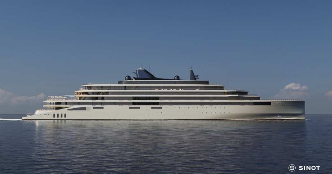 Die Luxushotelmarke Aman präsentiert ihren 183-Meter-Yachtliner ...