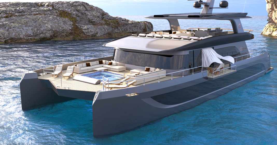 Catamaran special: Vision F100 - 100-foot catamaran with whirlpool | BOOTE