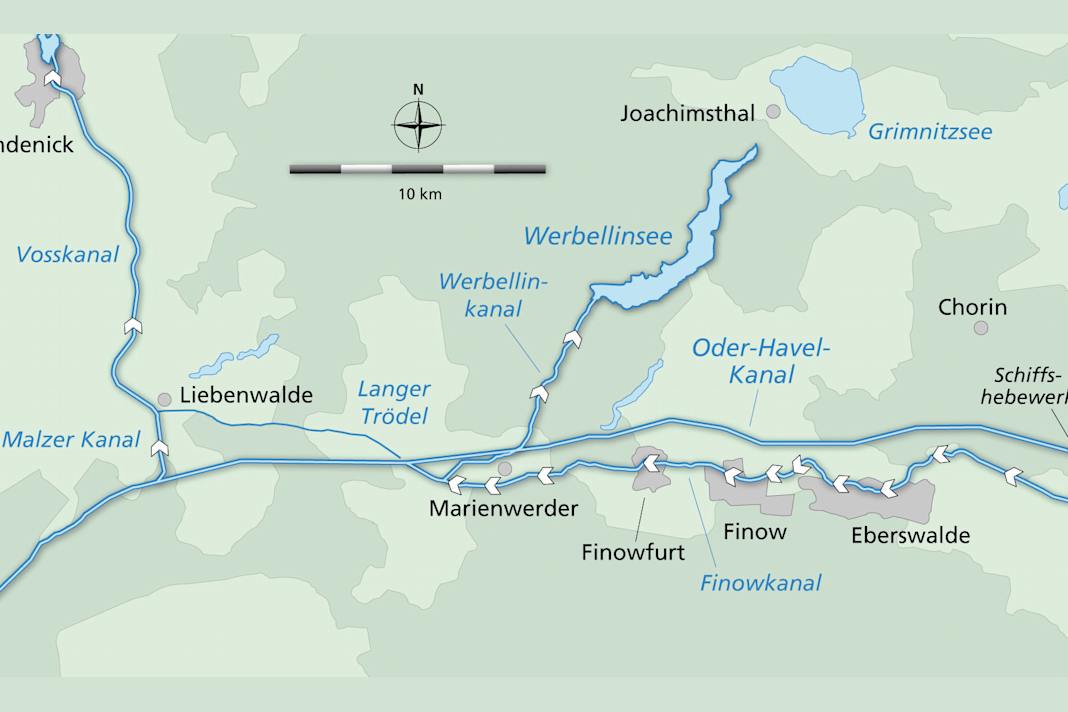 Finow Canal and Werbellin waters | BOOTE