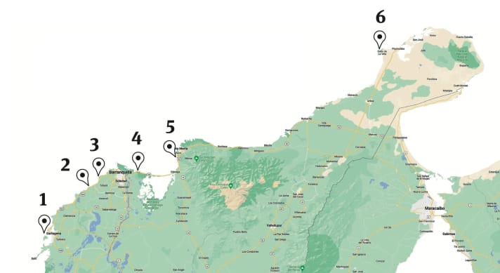 Spot Guide Colombia: Dream spots with waves and flat water | SURF