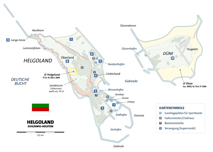 North Sea: offshore island of Heligoland | BOOTE