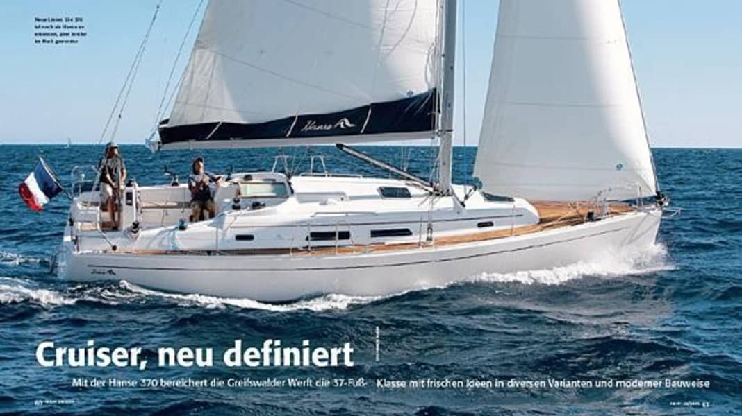 T&T - News: Hanse 370 in exclusive test | YACHT