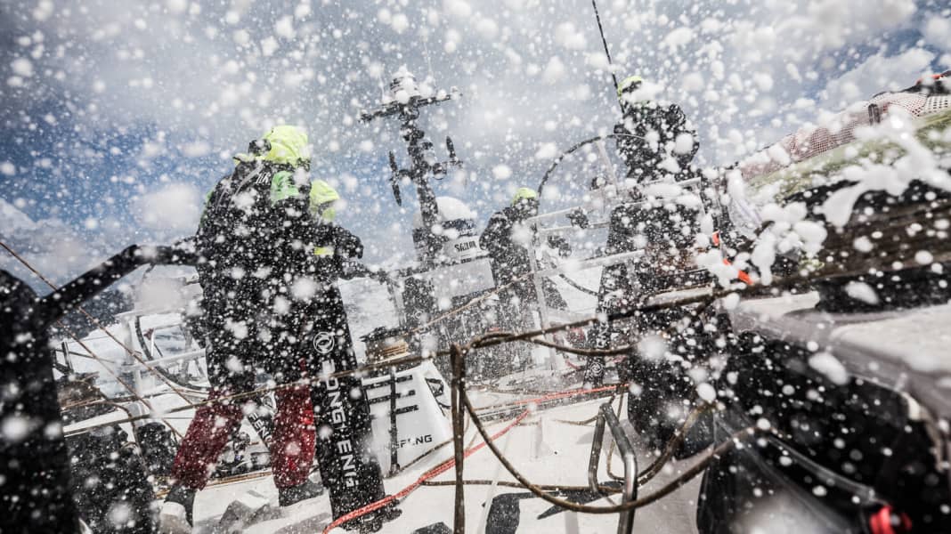 Volvo Ocean Race: Keel problem and water ingress: Dongfeng crew must ...
