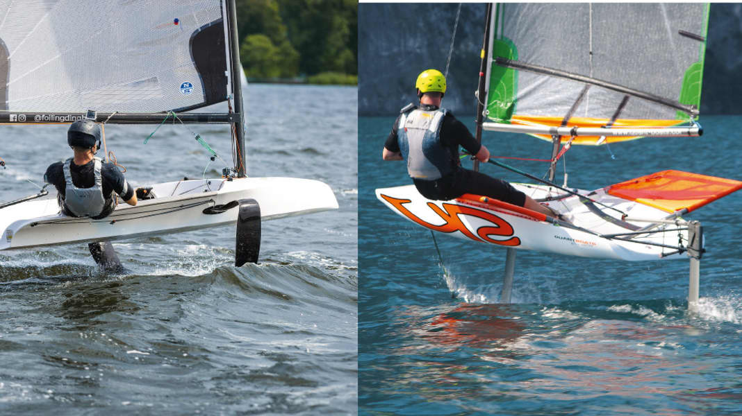 Jollentest: Foilende Jollen: The Foiling Dinghy und Skeeta im Test | YACHT