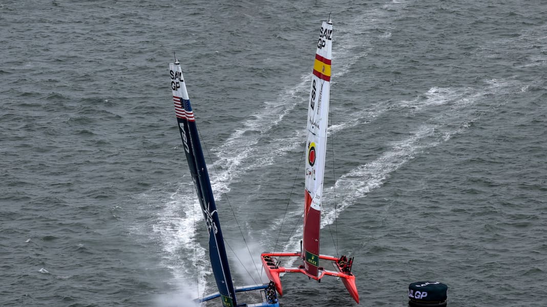 Curious SailGP final with a series of crashes and a whale breach: One ...