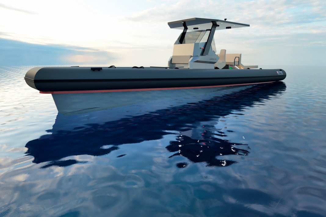 eD 32 c-Ultra: Fully electric RIB with rooster tail effect | BOOTE