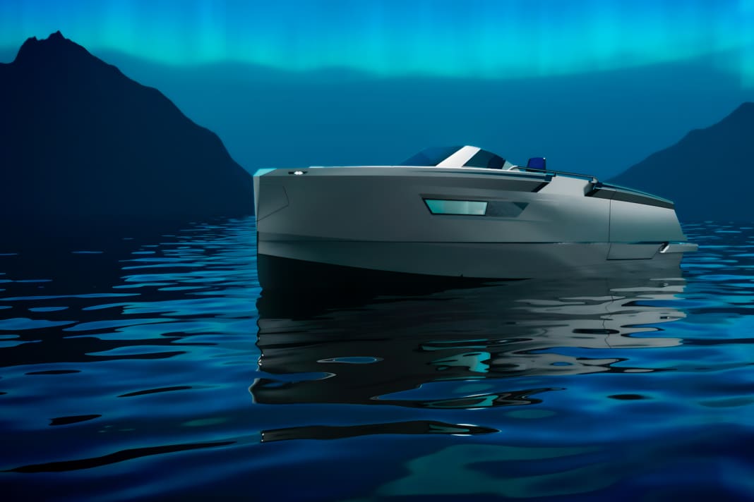NERO 777 Evolution: Electric yacht with lowerable hull sides | BOOTE
