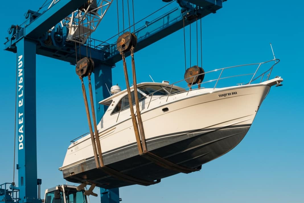 Guide: Craning the boat in and out - what you should look out for | BOOTE