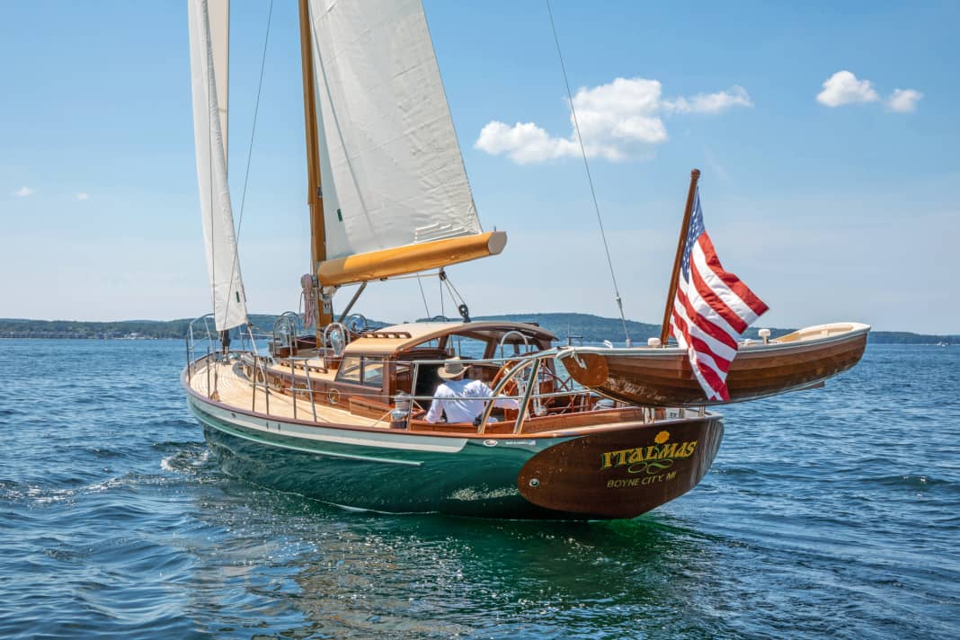 Wooden sailboat store